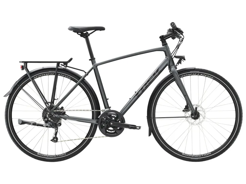 2022 Trek FX 2 Disc Equipped Hybrid Bike in Lithium Grey